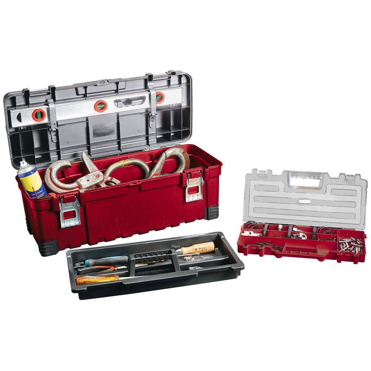 Keter 66cm Hawk Tool Box with Lid Organiser